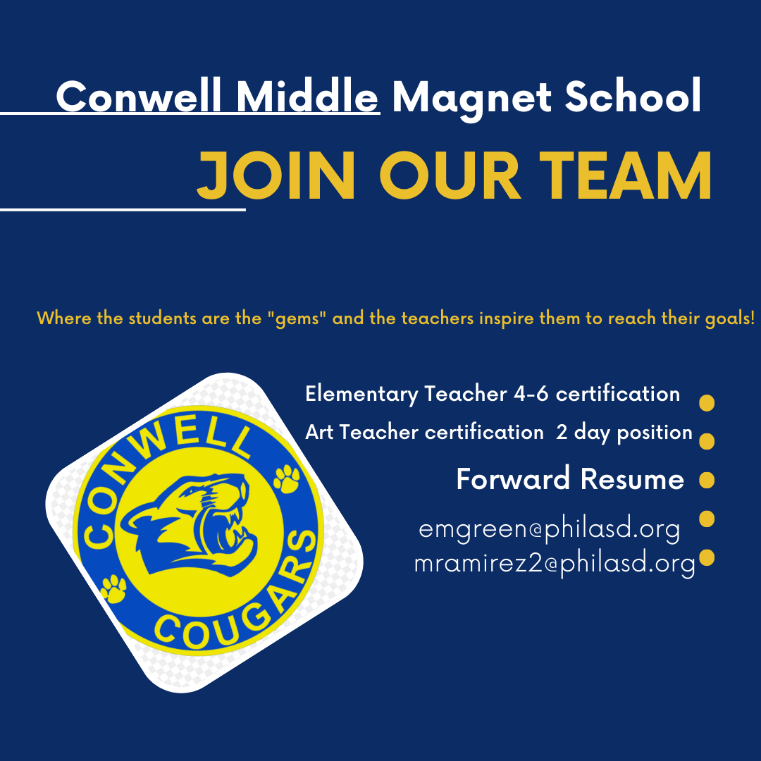 Russell Conwell Middle School – Home - Russell Conwell Middle School